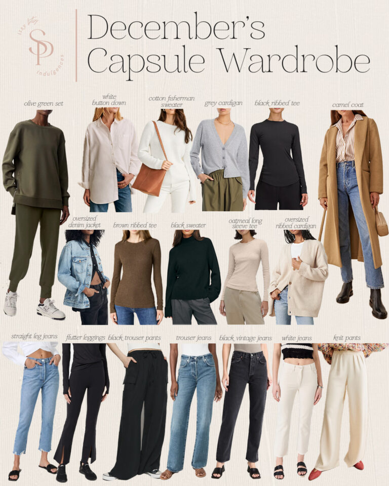 26 Styled Outfits From December's Capsule Wardrobe - Fashion posts from ...