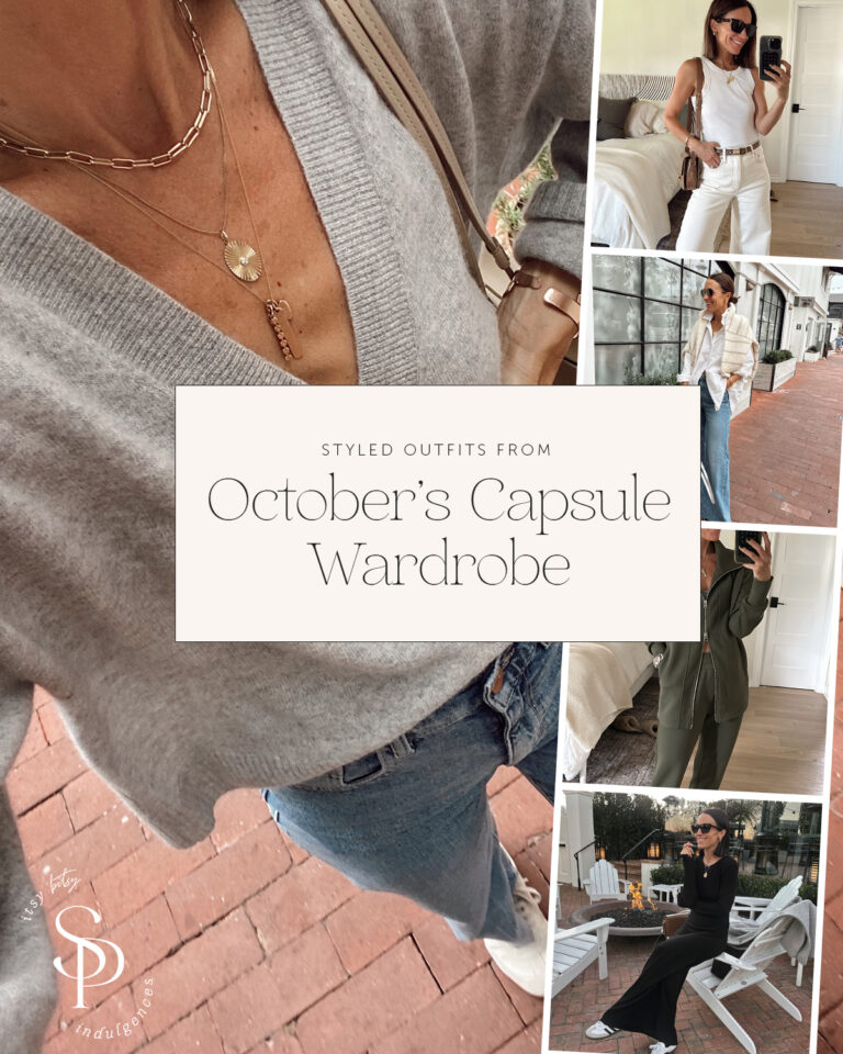 26 Styled Outfits From October's Capsule Wardrobe - Fashion posts from ...